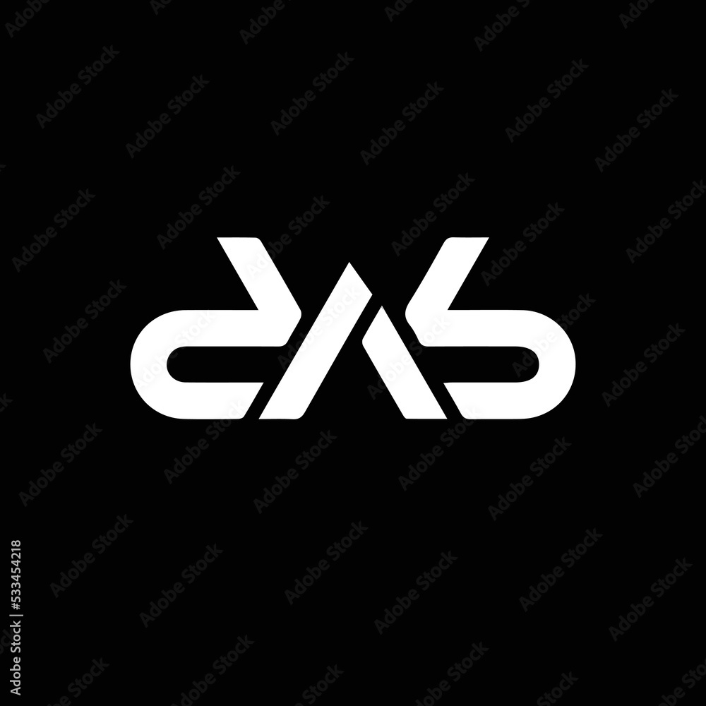 DAB DAB Logo Design, Creative Minimal Letter DAB DAB Monogram Stock ...
