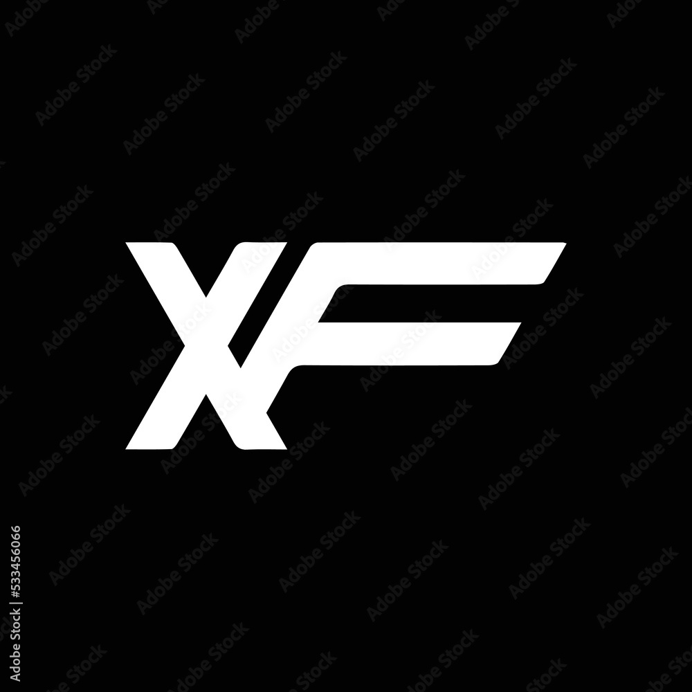 XF XF Logo Design, Creative Minimal Letter XF XF Monogram Stock Vector ...