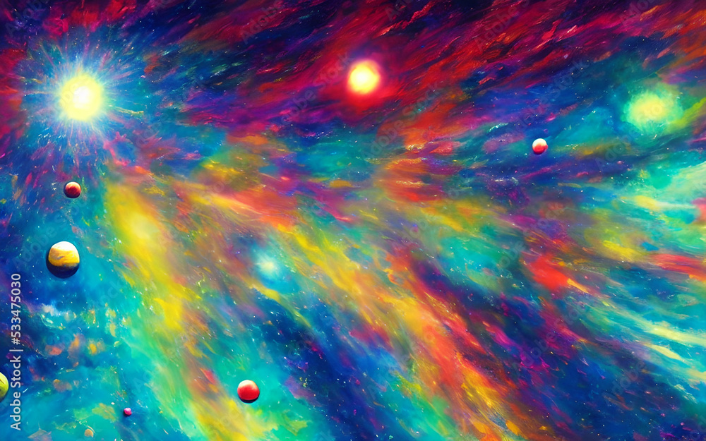 The planets in the solar system are looking dreamy and psychedelic. The ...
