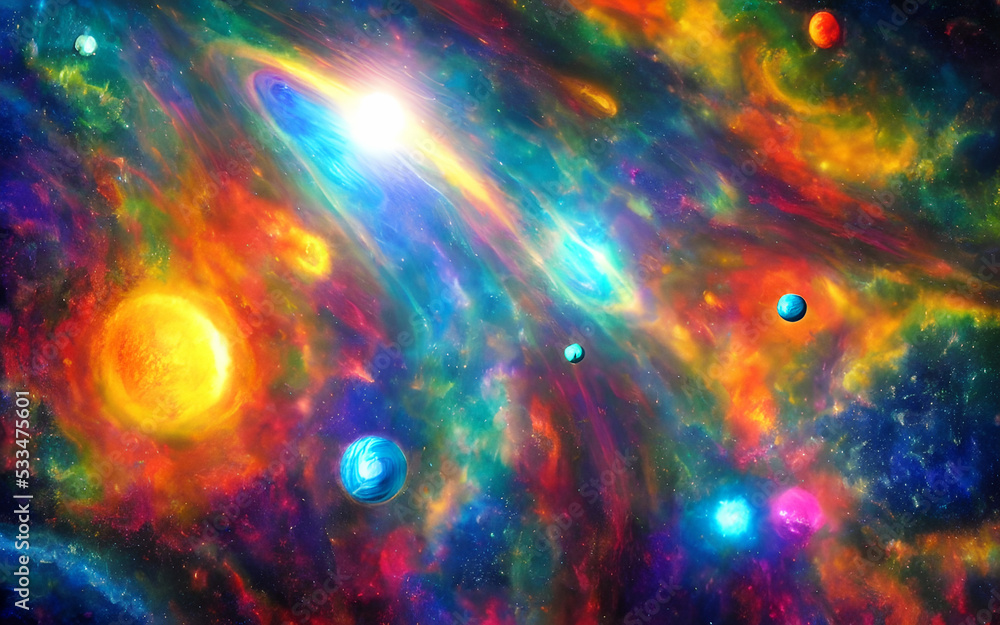 Psychedelic Solar System