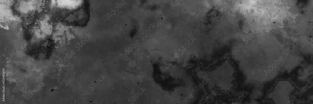 Dusty Dark Grey Slate Texture with Copy Space for Text with halftone ...