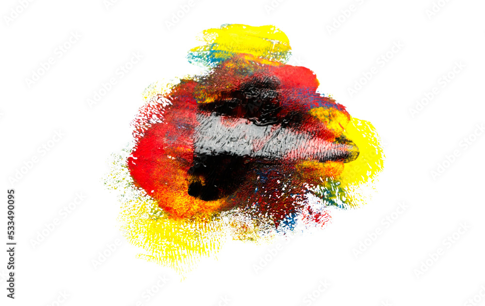 Farbklecks freigestellt Stock Illustration | Adobe Stock