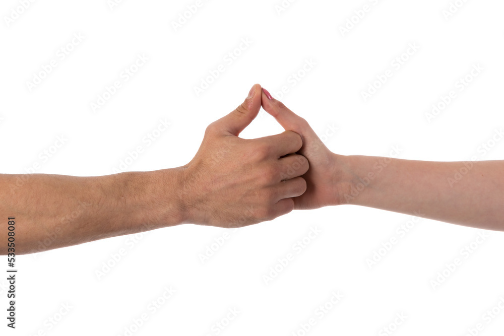 Two hands holding each other isolated on transparent background Stock ...