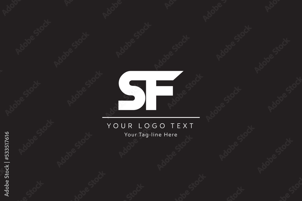 SF Letter Logo Design. Creative Modern S F Letters icon vector ...