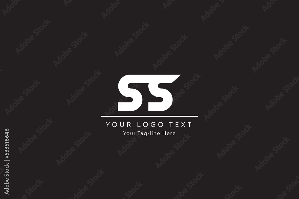 SS Letter Logo Design. Creative Modern S S Letters icon vector ...