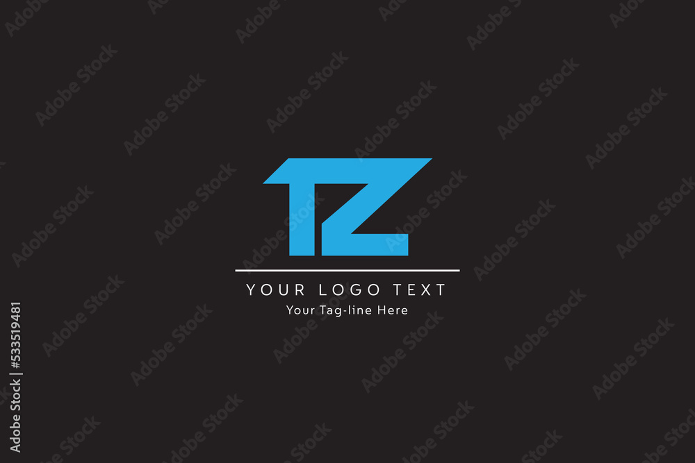 TZ Letter Logo Design. Creative Modern T Z Letters icon vector ...