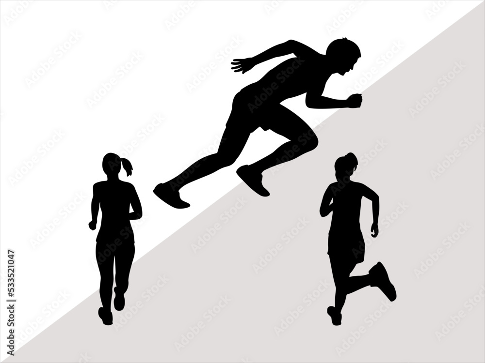 Runner SVG, Runner Clipart Svg, Running People, Runner cut files ...