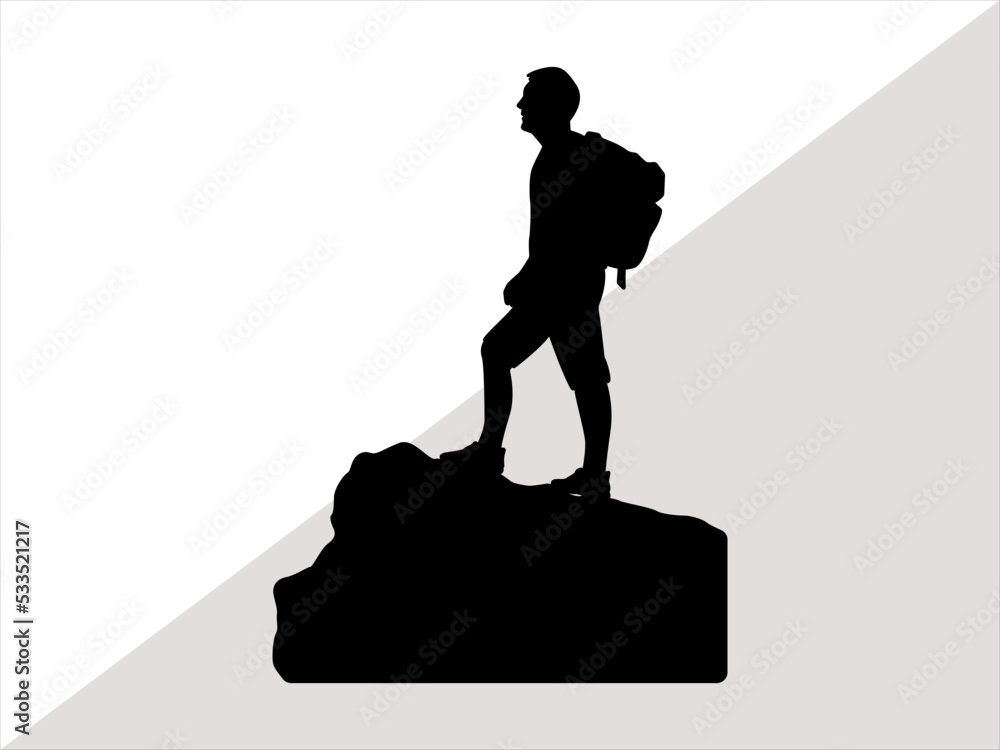 Hike Girl SVG File, Female Hiker Svg, Hiking Svg, Forest Hiking ...