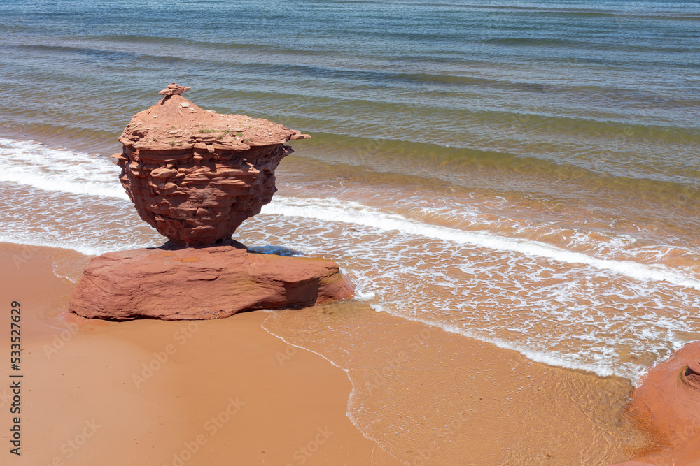 The iconic Prince Edward Island rock formation, the Tea Cup, was wiped ...
