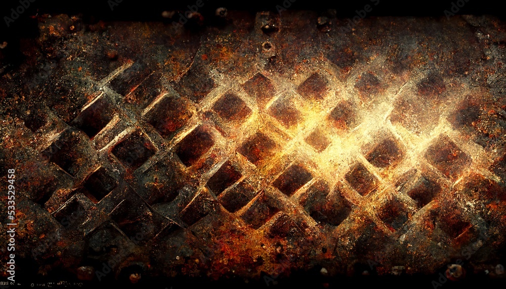 Dark iron sci-fi texture background design Stock Illustration | Adobe Stock