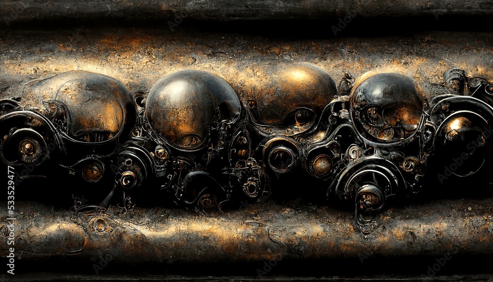 Dark sci-fi alien texture background design Stock Illustration | Adobe ...