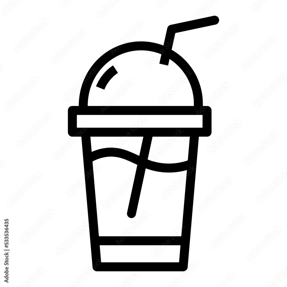 Cup, drink, milkshake icon Stock Vector | Adobe Stock