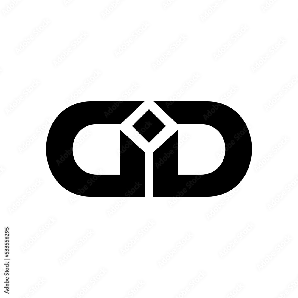 bold monogram double D iconic logo design vector ideas, clean letter ...