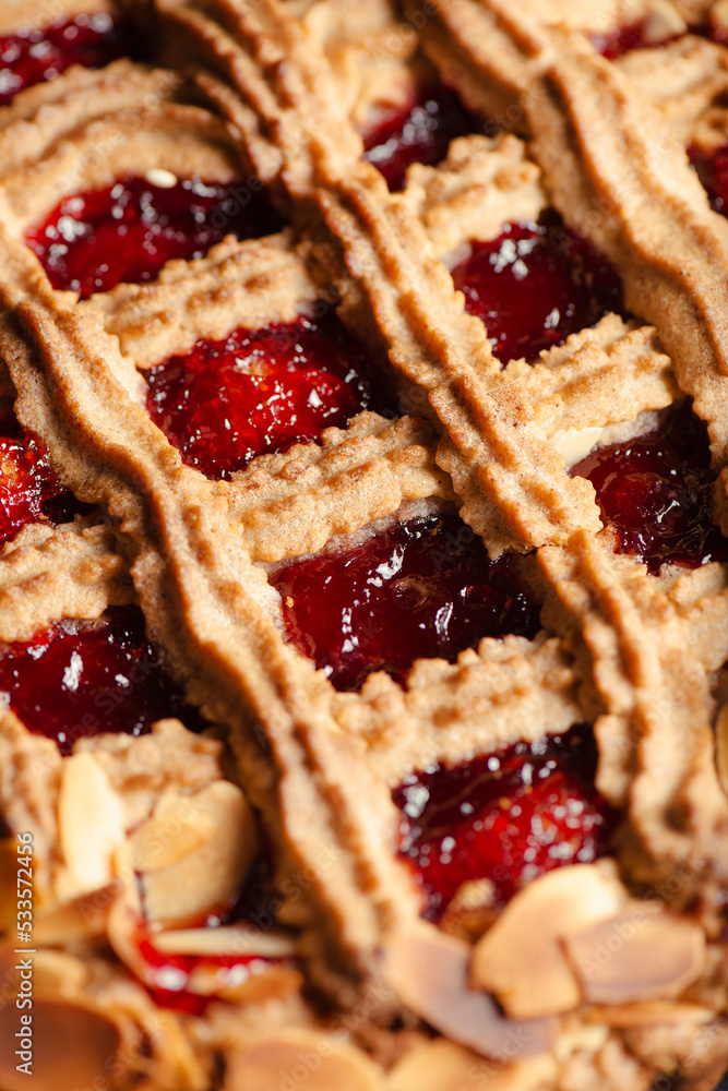 The Linzer torte is a traditional Austrian pastry, a form of shortbread ...