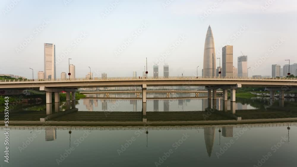 bridge over the river Stock Video | Adobe Stock