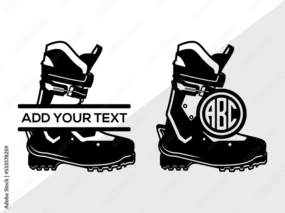 Skiing Monogram SVG, Skiing SVG, Ski Svg, Ski Helmet Svg, Ski Goggles ...