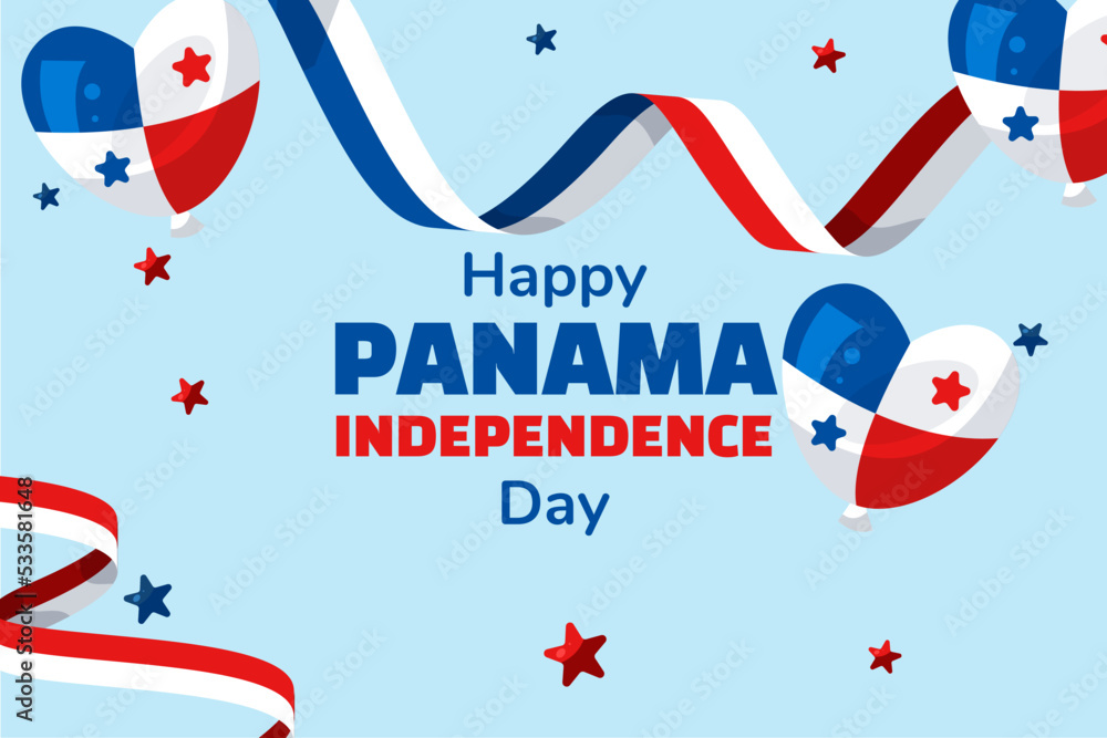 Happy Panama Independence Day background. Fondo del día de la ...