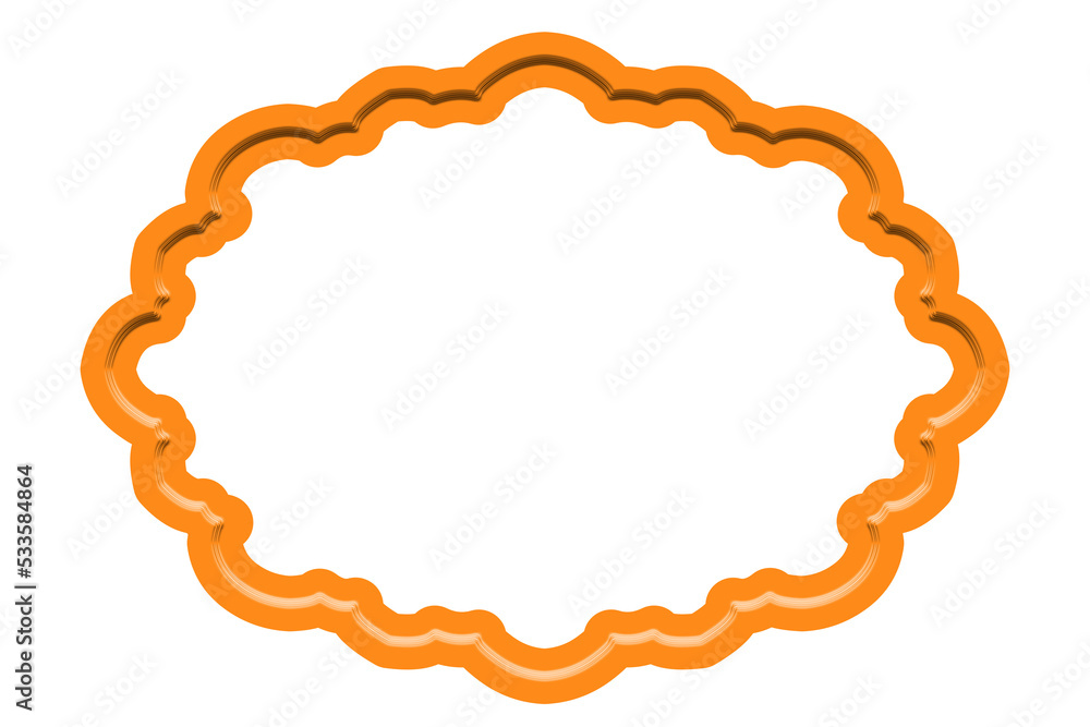 Beautiful flower shaped photo frame design with transparent background ...