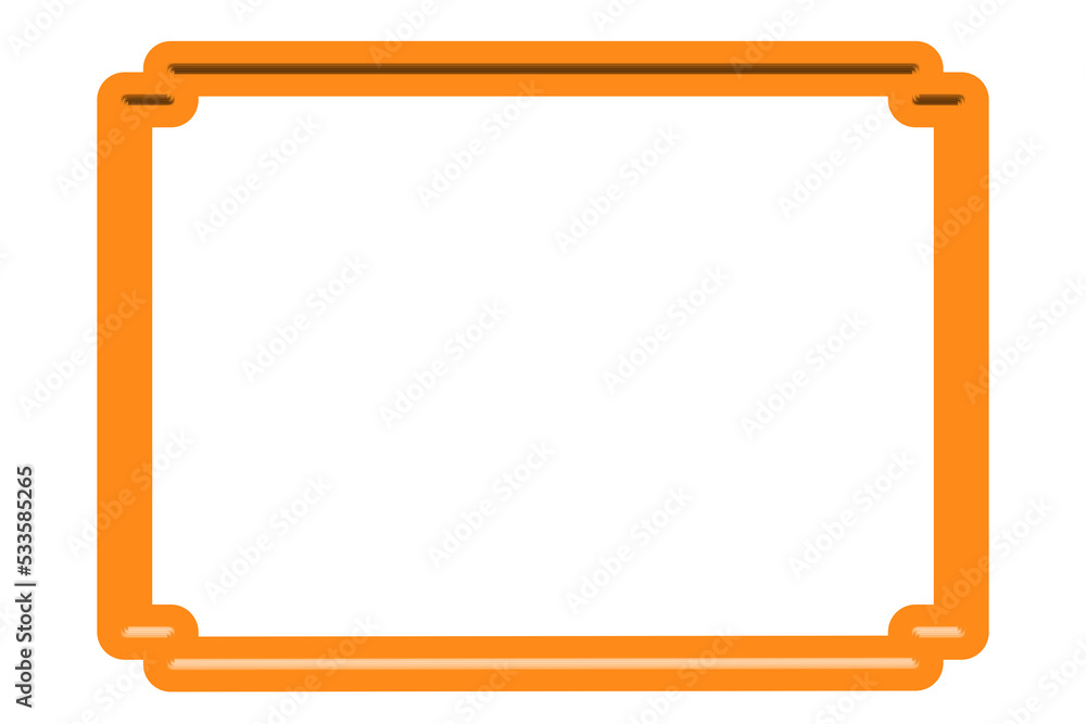 Beautiful rectangle shapes frame design with transparent background ...