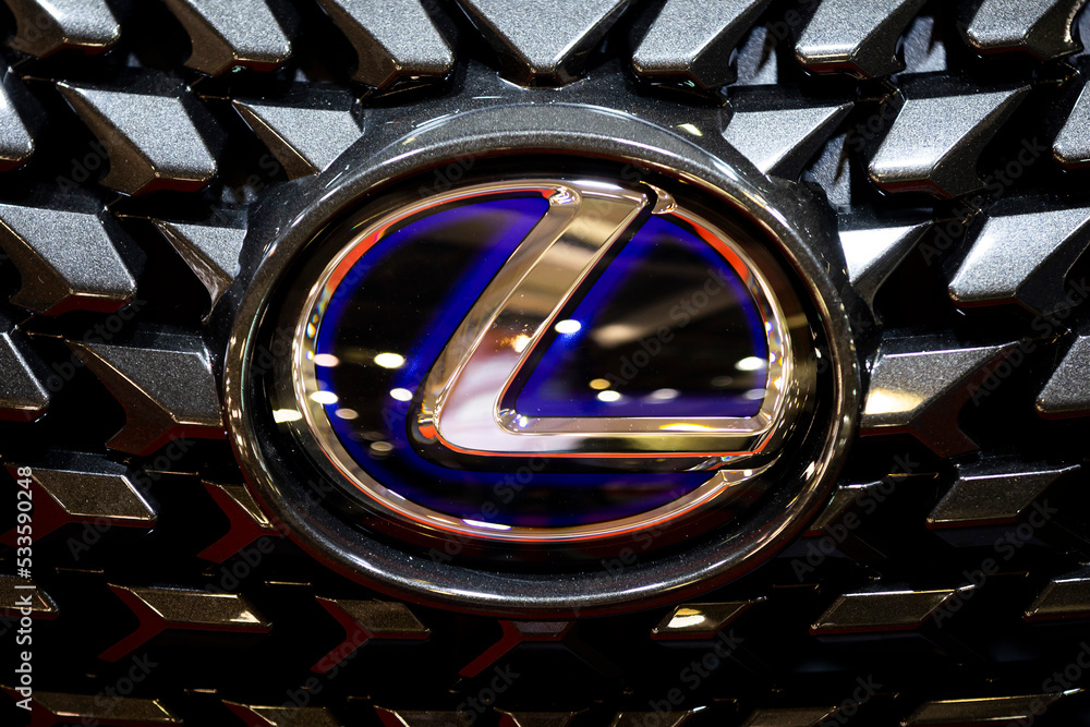 Lexus logo emblem sign Stock Photo | Adobe Stock