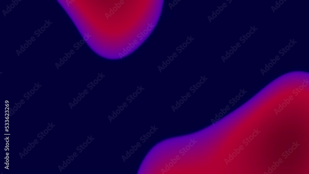 Glowing red pink purple gradient elements on dark blue background ...