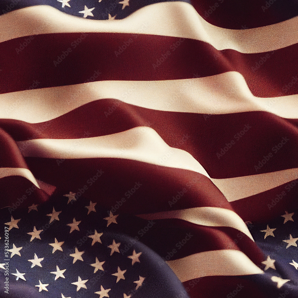 American flag repeatable texture. tile Stock Photo | Adobe Stock