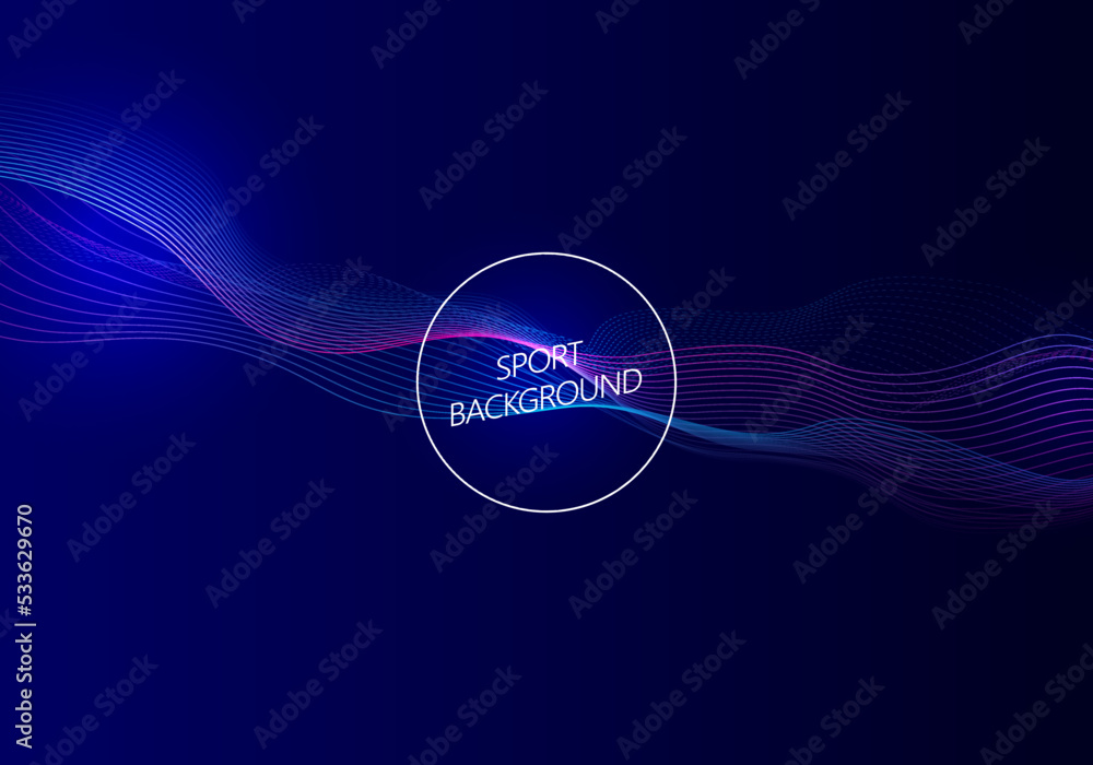 Sports background with lines. Modern colored sports background for ...