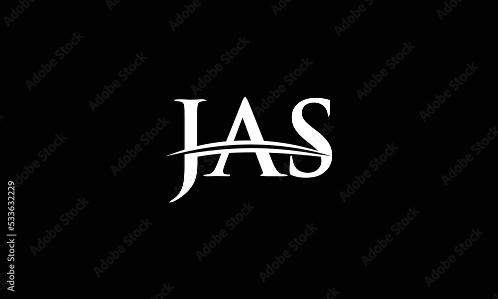 Letter JAS Logo Icon Design For Kind Of Use Stock Vector | Adobe Stock