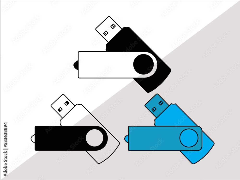 USB Flash SVG, USB Silhouette, Usb Drive Svg, Memory Svg, Pen drive Svg ...