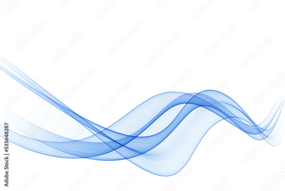 Abstract blue wavy transparent wave vector background. Stock Vector ...