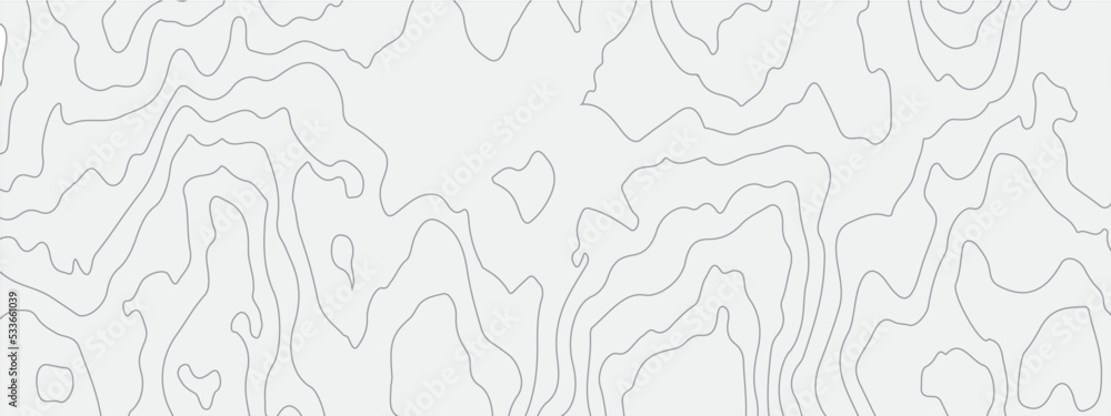 Black and white wave abstract topographic map contour, lines Pattern ...