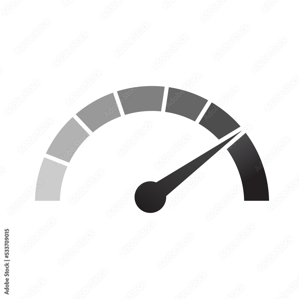 Speedometer Png Format With Transparent Background Stock Illustration ...