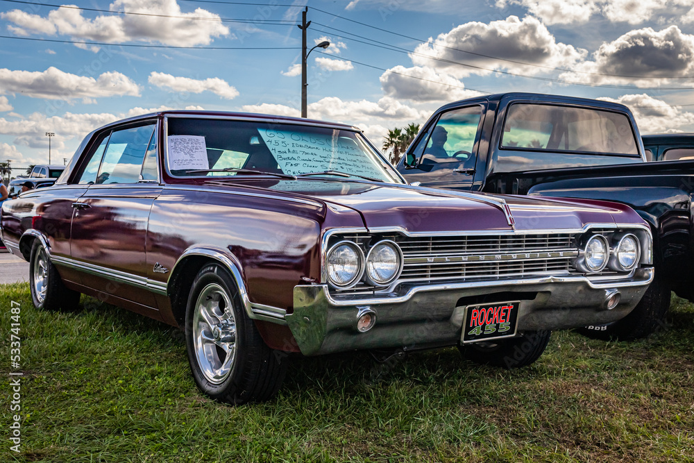 1965 Oldsmobile F-85 Cutlass Hardtop Coupe Stock Photo | Adobe Stock