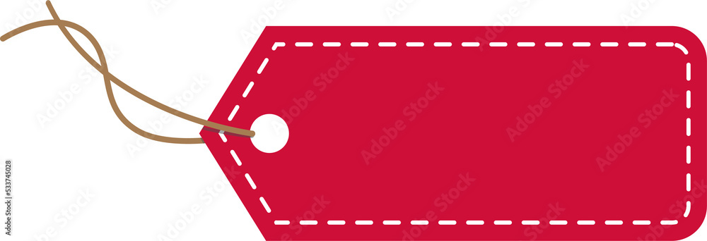 flat tags design with linen string tying. Color label cards tied with ...