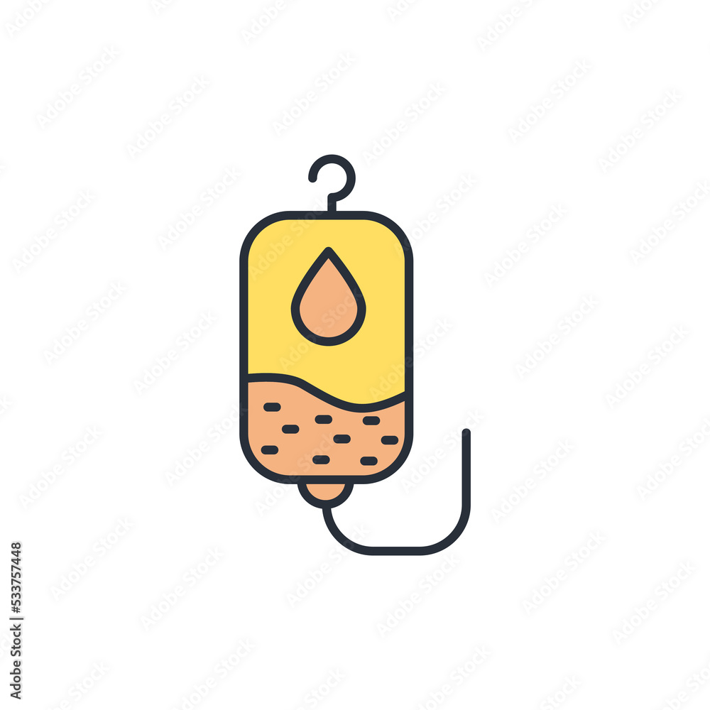 blood transfusion icons symbol vector elements for infographic web ...