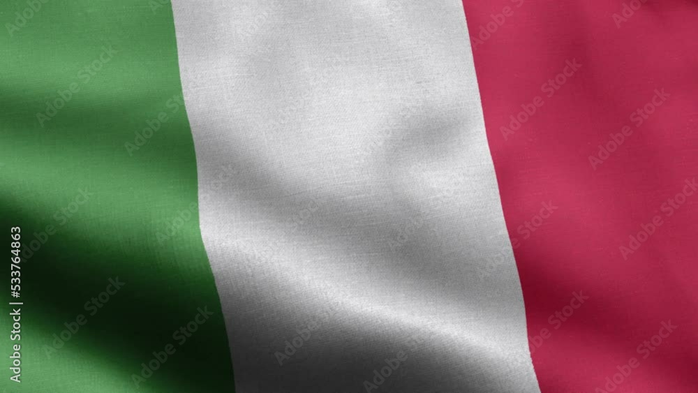 Flag Of Italy - Italy Flag High Detail - National flag Italy wave ...