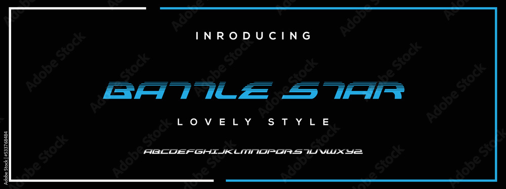 Luxury Minimal Modern Tech Alphabet Letter Fonts. Typography minimal ...