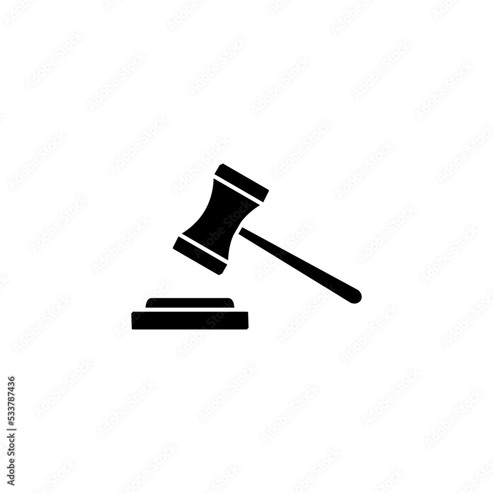 Gavel Icon Vector