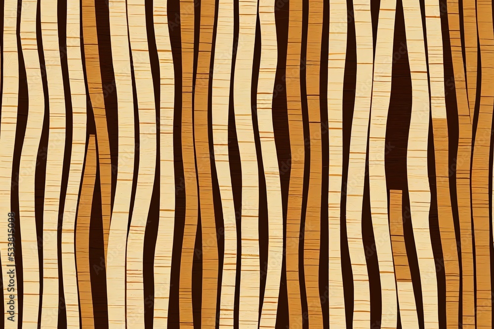 Seamless Birch Bark Wooden Pattern Wood Grain Texture Dense Lines Abstract White Background