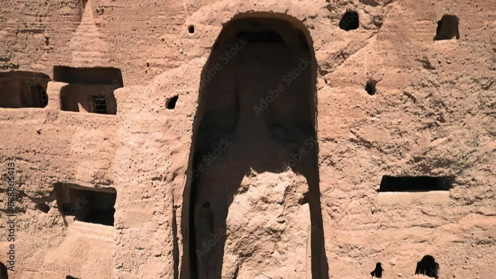 Buddhas of Bamiyan Monumental Giant Statues and Caves Carved into Side ...