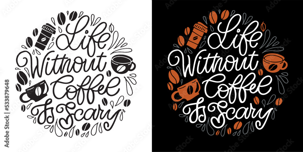 Hand drawn motivation lettering phrase in modern calligraphy style ...