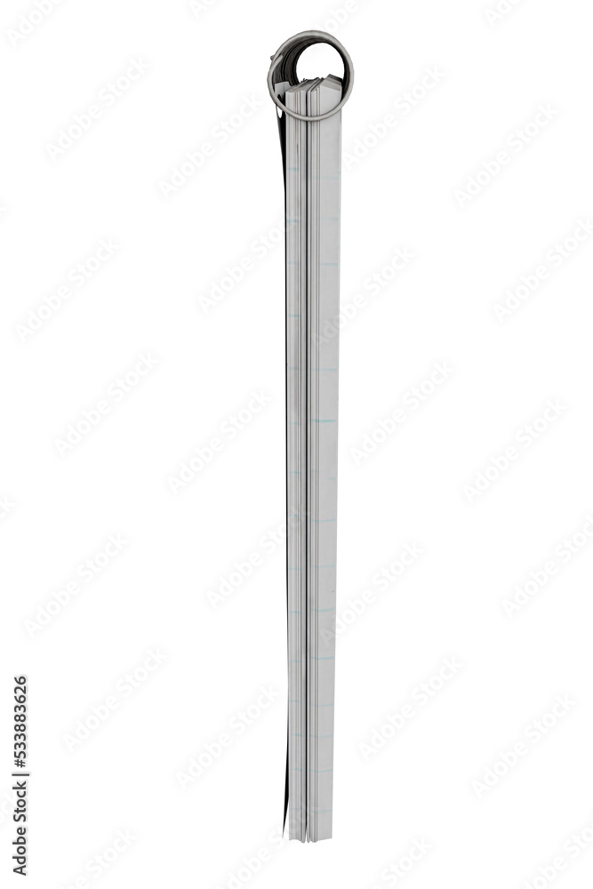 block notes isolated on transparent background Stock Illustration ...