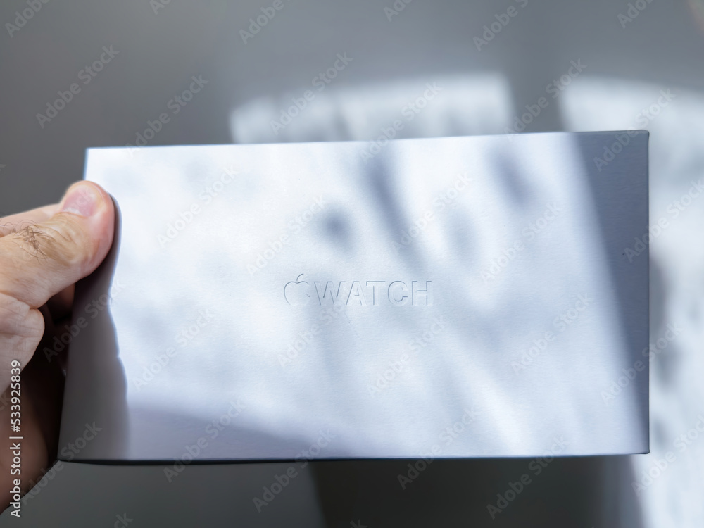 London, United Kingdom - Sep 27, 2022: POV male hand holding the ...