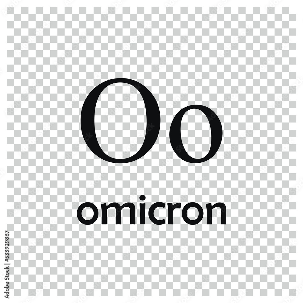 Simple omicron. The Greek alphabet has been used to write the Greek ...