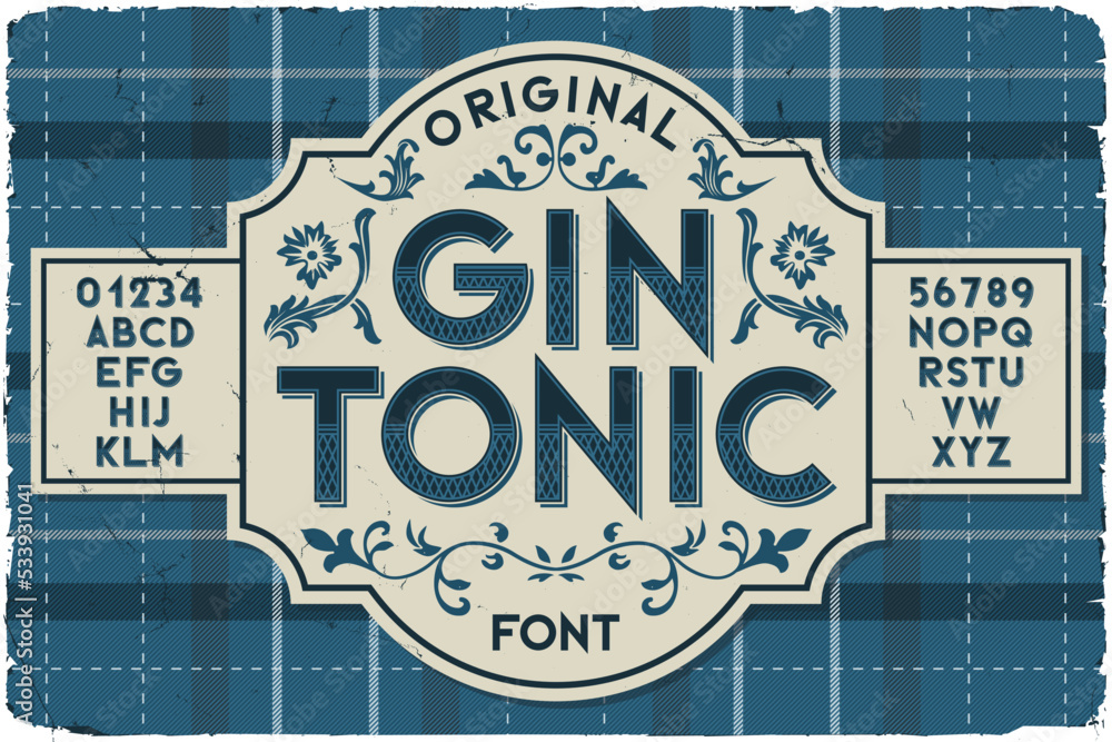 Vintage Tonic Labels