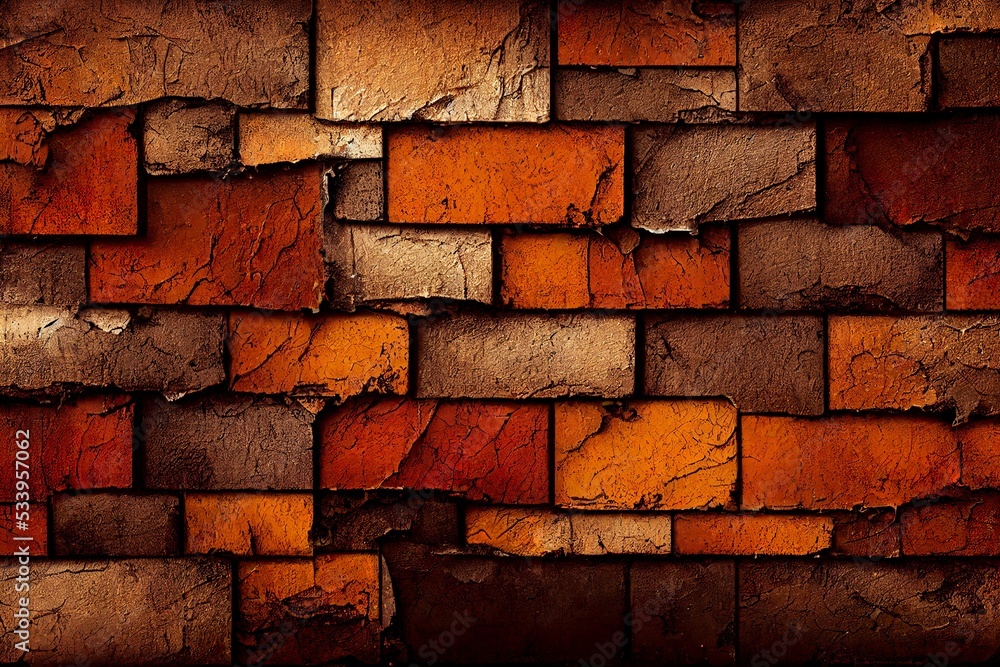 Old brick wall texture of a factory background design Stock ...