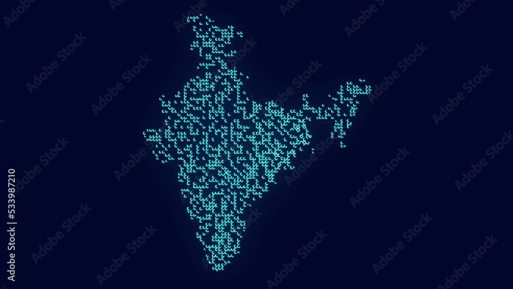 India digital map technology and telecommunication network map ...