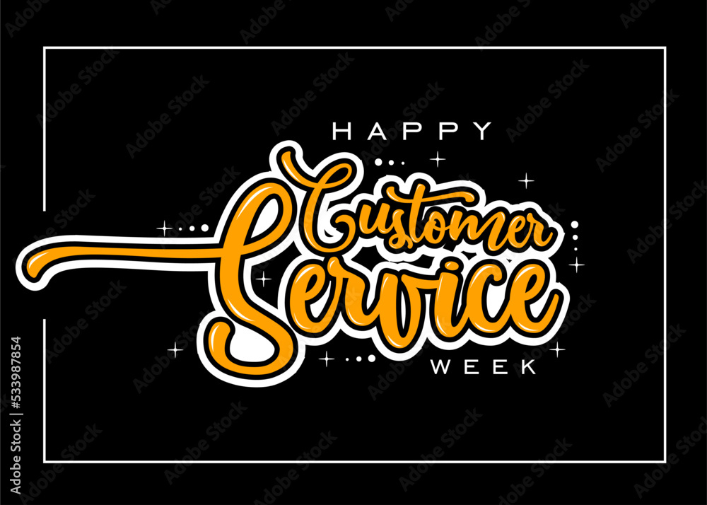 Customer Service Week. Holiday concept. Template for background, banner ...
