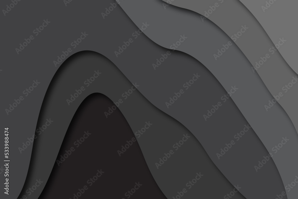 Abstract modern colorful paper cut shapes background. Vector ...