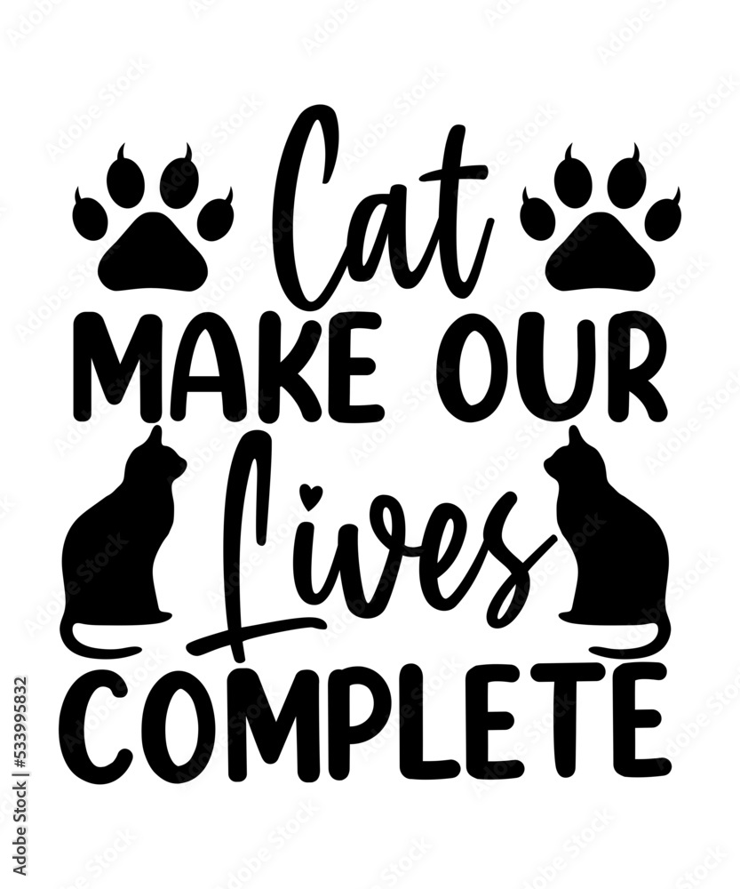 Cat Quotes Svg Bundle, Cat Mom, Mom Svg, Cat, Funny Quotes, Mom Life ...